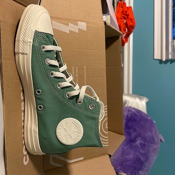Converse | Shoes | Nwot Limited Edition Custom Converse Sage Green ...